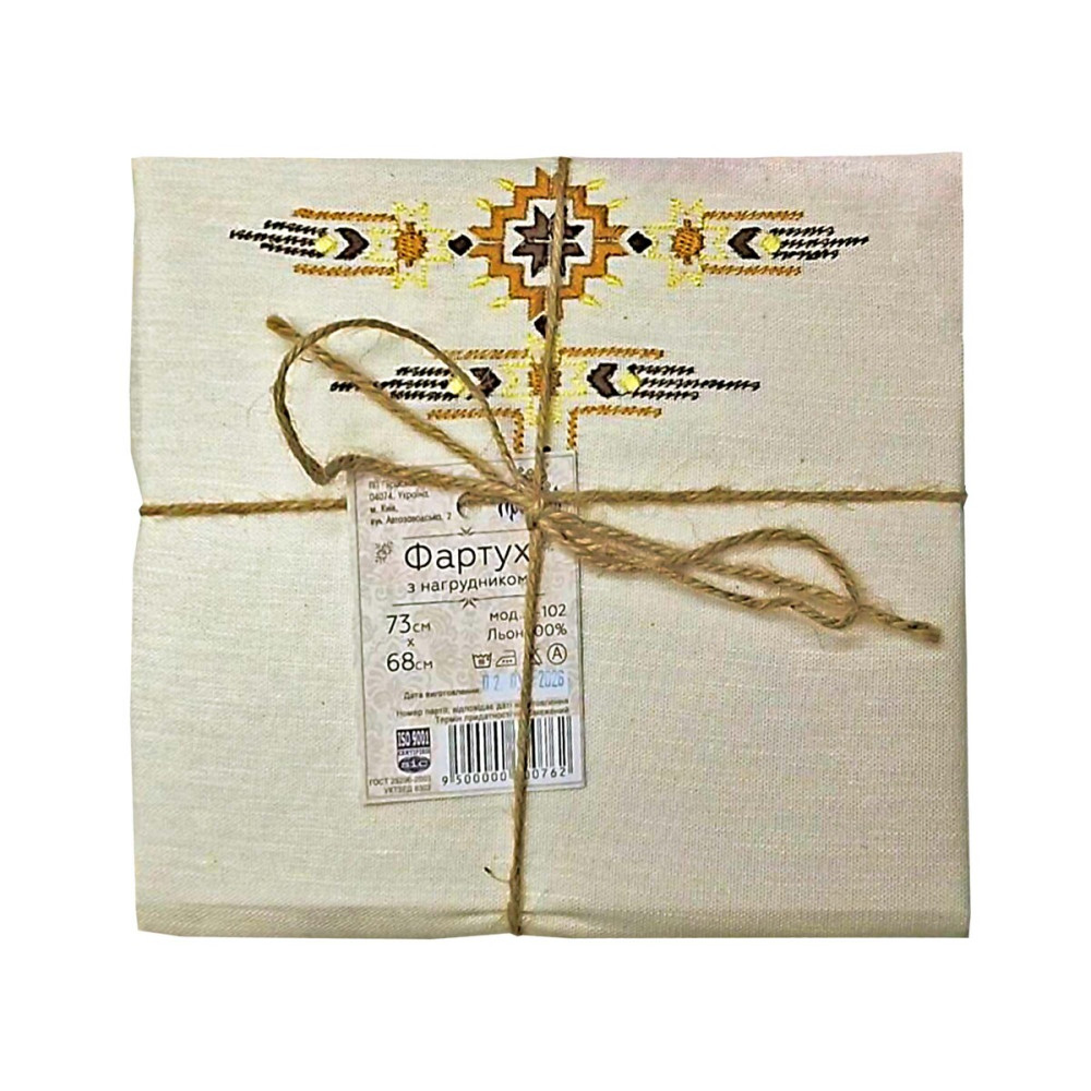 Apron linen with embroidery of Trypillya culture m.K-102 TM Yaroslav: цена, фото, купить ...